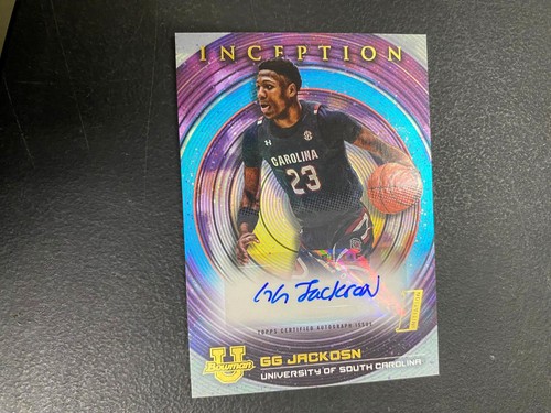 G.G. GG Jackson 2022/23 Bowman U Inception Auto Autograph Rookie ...