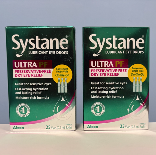 Systane Ultra PF Lubricant Eye Drops 50 Vials EXP 06/2026 | eBay