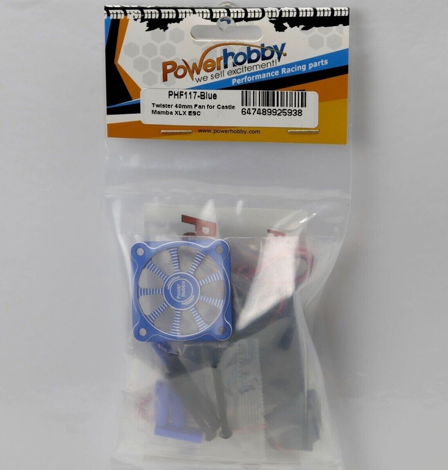 Powerhobby Twister Castle Mamba XLX ESC High Speed Aluminum Cooling Fan ...