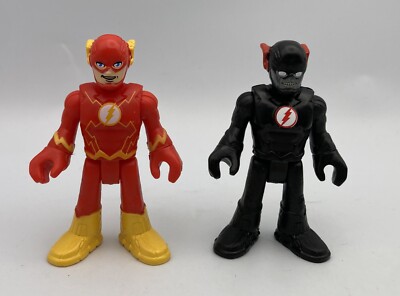 Fisher Price Imaginext DC THE FLASH & BLACK FLASH Action Figures | eBay