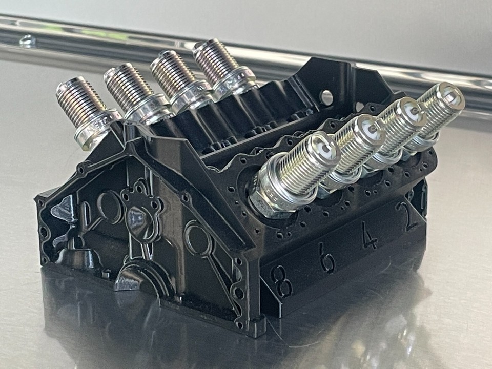 Spark Plug Reader Caddy Holder Black Nitrous Turbo SBC BBC BBF SBF HEMI ...