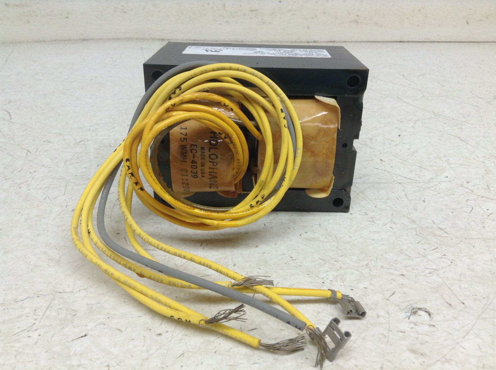 Holophane J5Z031 AutoTransformer Ballast IS-4 M57/H39 175 Watt MH Lamp ...