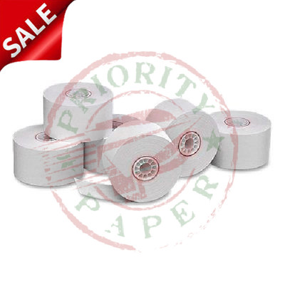 (2) 38mm x 150' BOND CASH REGISTER PAPER ROLLS ~FREE SHIPPING~ | eBay