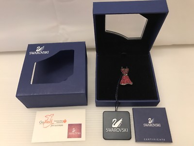 Swarovski Red Dress Pin Brooch 1513952 With Box & Certificate | eBay