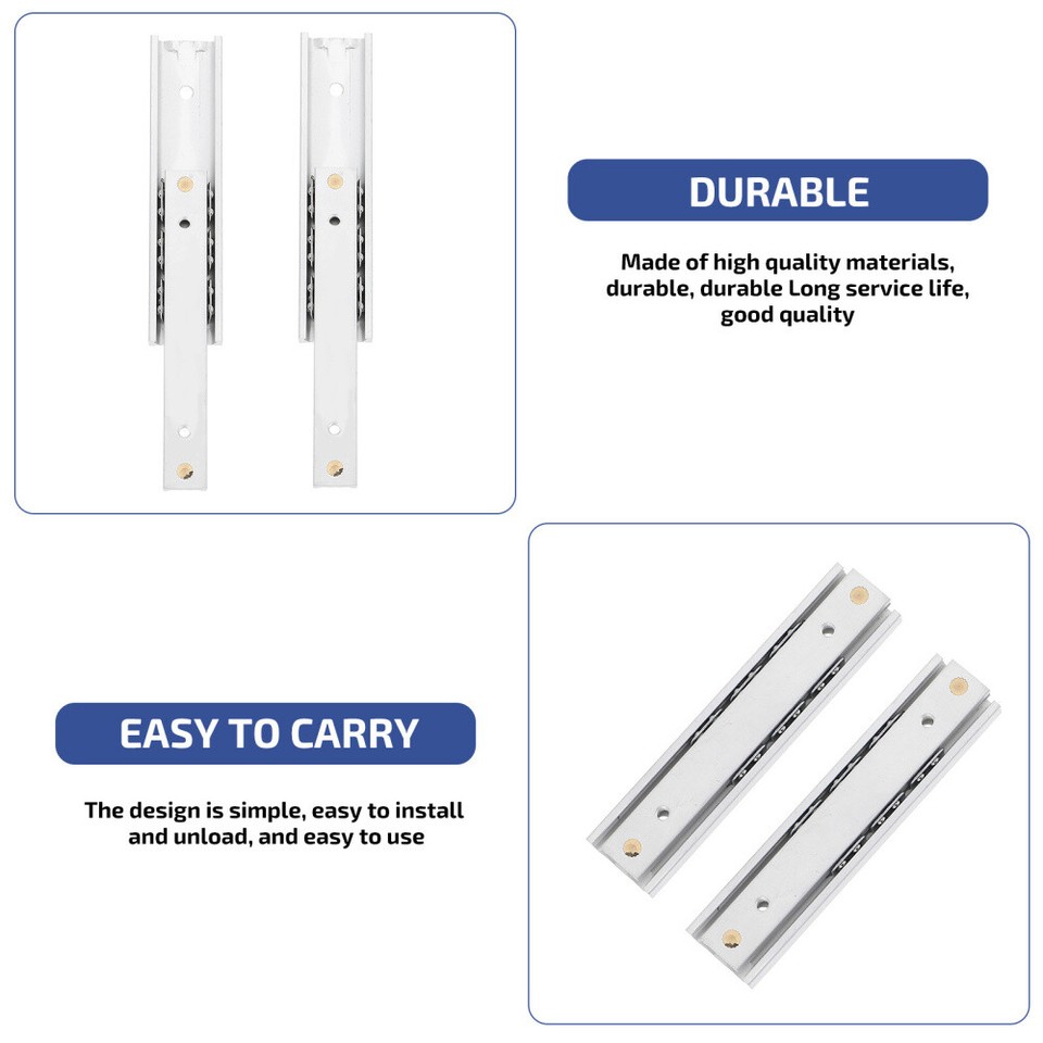 Drawer Slide Bracket Drawer Guides Track Full Extension Drawer Slides ...