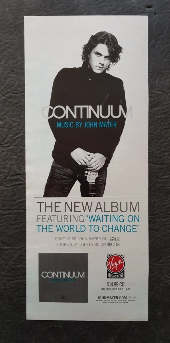 John Mayer Continuum