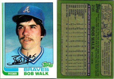1982 Topps Baseball #296 Bob Walk | eBay