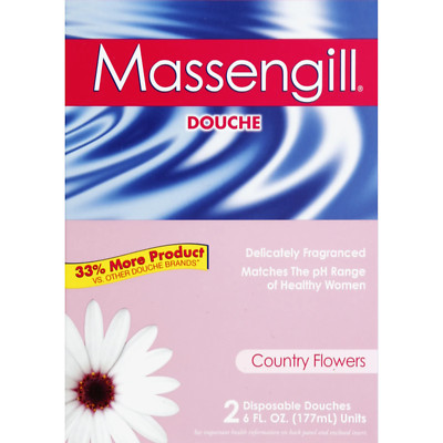 Massengill Disposable Douches Country Flowers Scent/6 fl oz PACKAGING ...