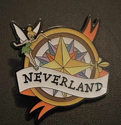 Disney Loungefly Peter Pan Neverland Puzzle - Tinker Bell Compass Pin ...