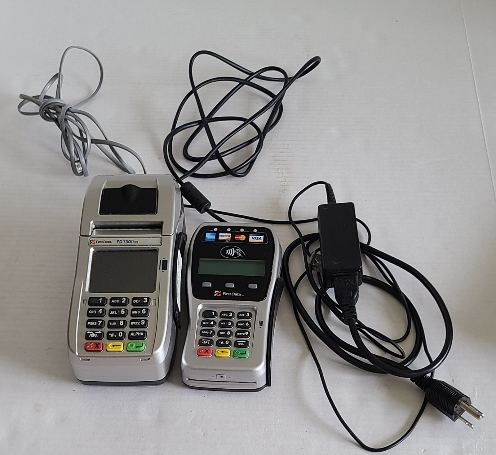 First Data FD130 Duo and FD-35 PIN EMV Pad Credit/Debit Card POS ...