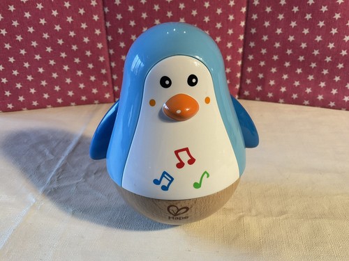 VTG.HAPE ROLY POLY WEEBLE WOBBLE CHIME PENGUIN, GREAT CHIME | eBay