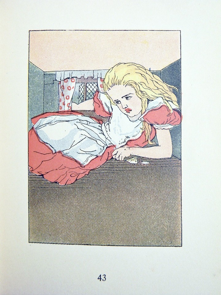 1926 Baby ALICE IN WONDERLAND Children's FIRST EDITION Antique GIFT ...