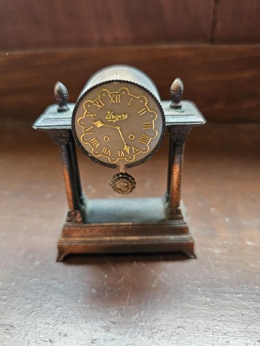 Vintage Urgos Mantle Clock Metal Pencil Sharpener - Cast Metal with ...