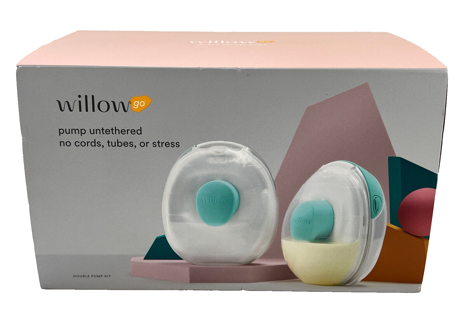 Willow Go Wearable Double Electric Breast Pump Kit *NEW* READ | eBay