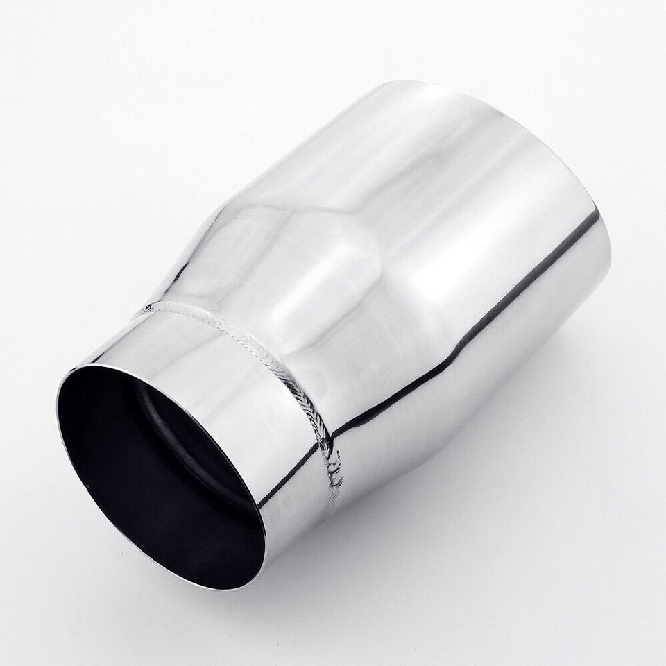 3" Exhaust Tips 3 Inch Inlet 4 Inch Outlet 7" Long Stainless Steel Tip ...