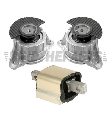 MERCEDES W212 E63 AMG HYDRAULIC ENGINE MOTOR + TRANSMISSION MOUNT ...