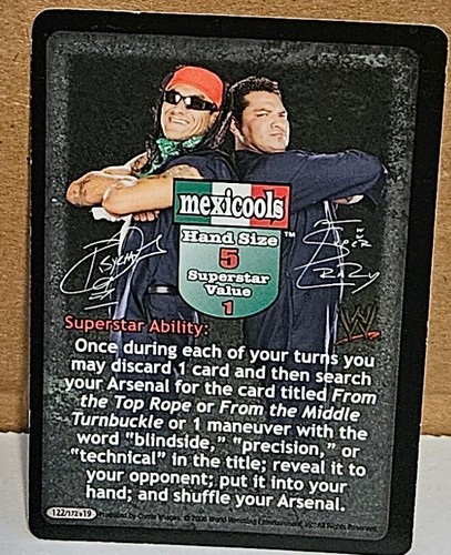 WWE RAW DEAL CCG MEXICOOLS 6 CARD LOT | eBay