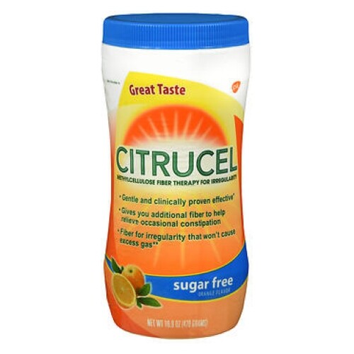 Citrucel Powder Sugar-Free Orange Flavor 16.9 oz By Citrucel ...