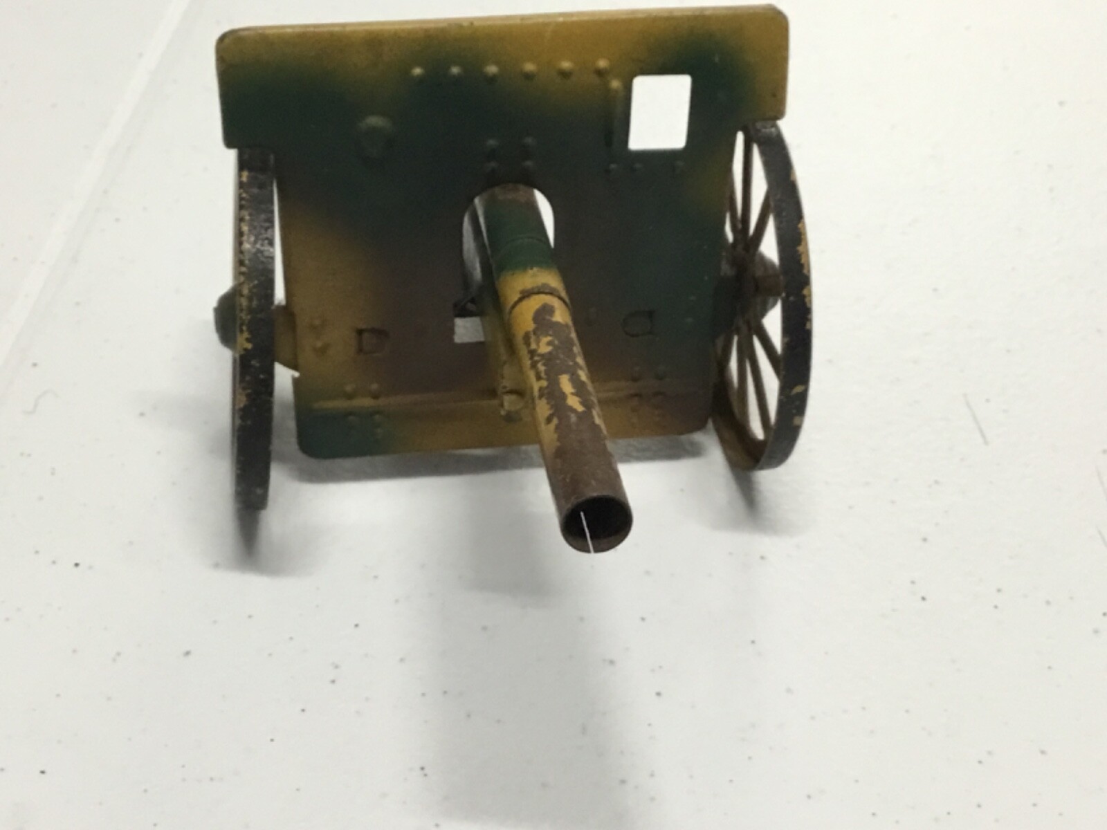 Elastolin Marklin gun MILITARY CANNON METAL TOY RARE soldier howitzer ...