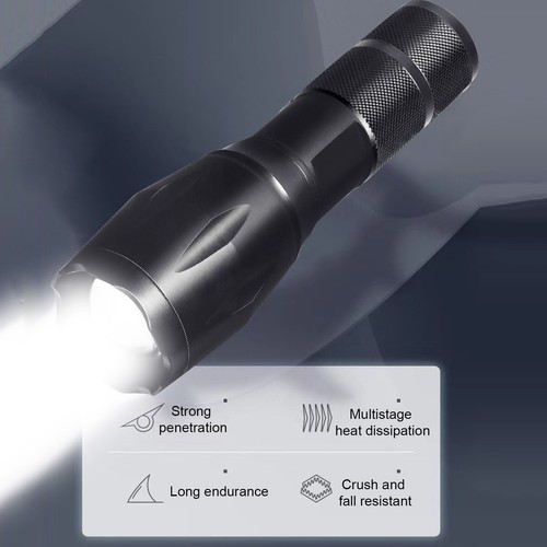 Waterproof Flashlight Mini Torchlight Versatile Rechargeable Camping | eBay