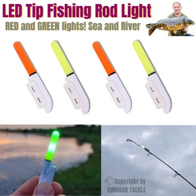 LED Fishing Rod Tip Light for River and Sea Fishing Glow Stick Bite ...