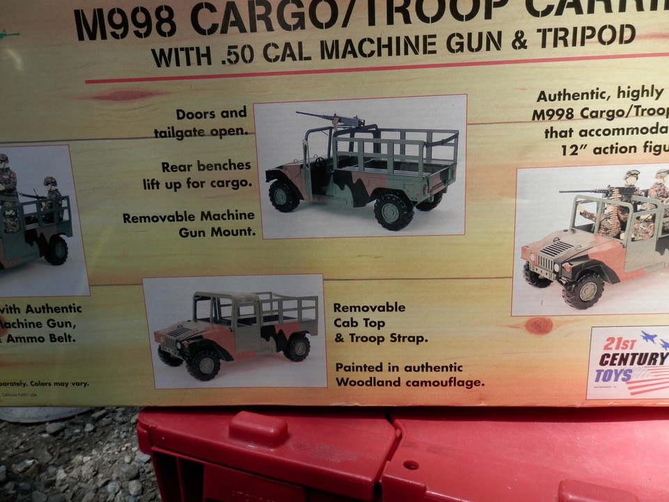ULTIMATE SOLDER: M998 CARGO/TROOP CARRIER WITH 50 CAL MACHINE GUN | eBay