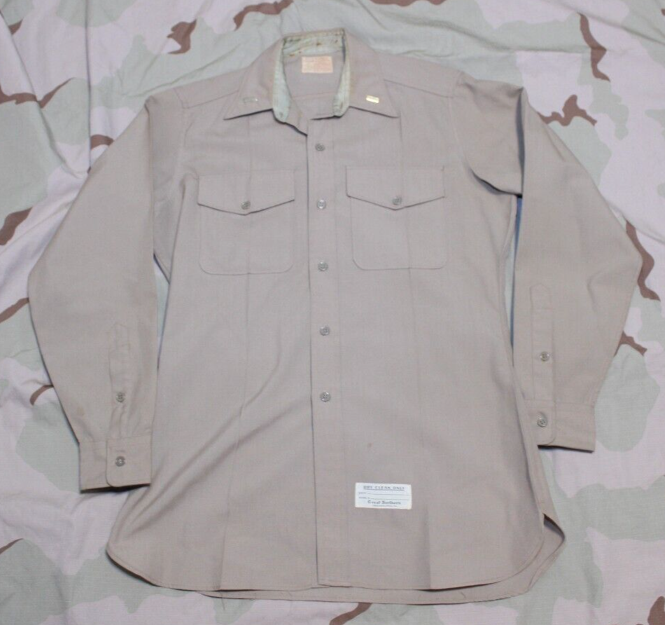 USMC Marine Corps Officer Uniform Khaki Shirt & 2 Pants (Blues & Alpha ...