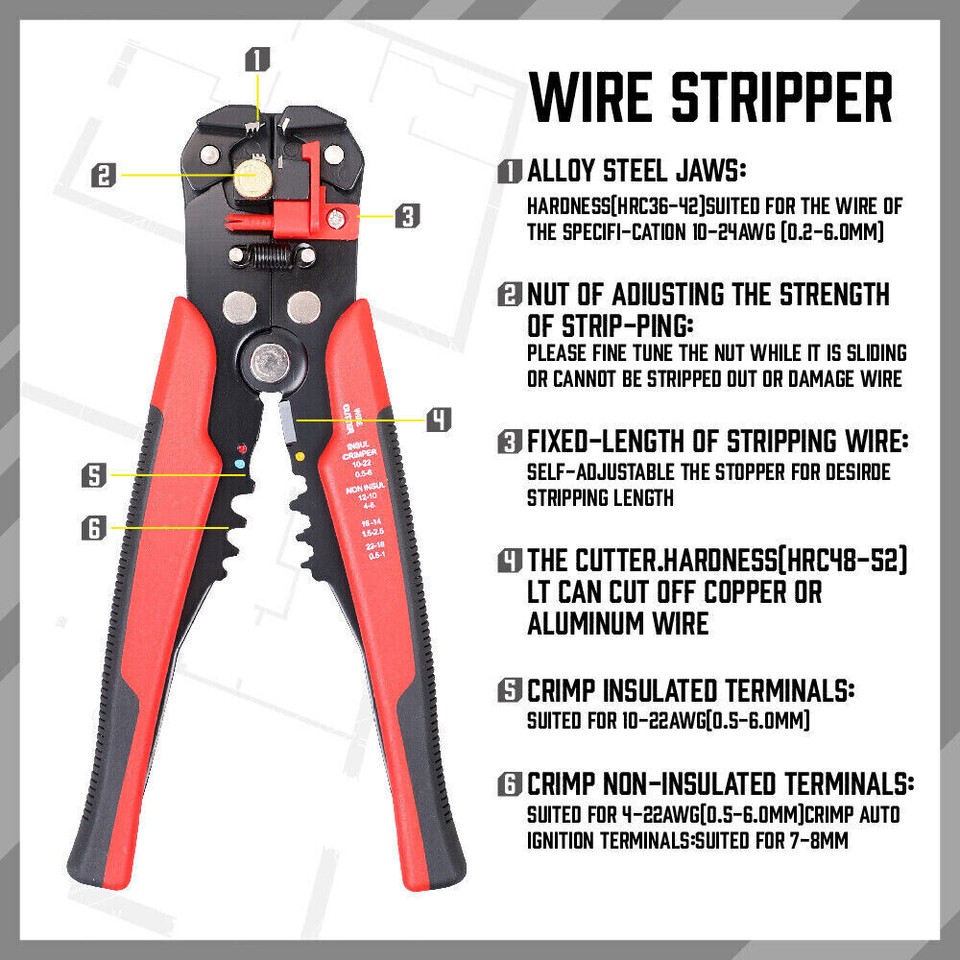 660PCS Non Insulated Butt Splice Uninsulated Crimp Wire Connectors ...