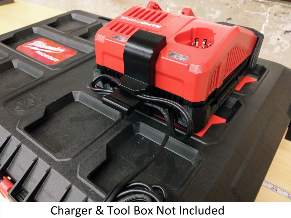 Packout Mount for Milwaukee M12 & M18 Charger #48-59-1812,48-59-1808,48 ...