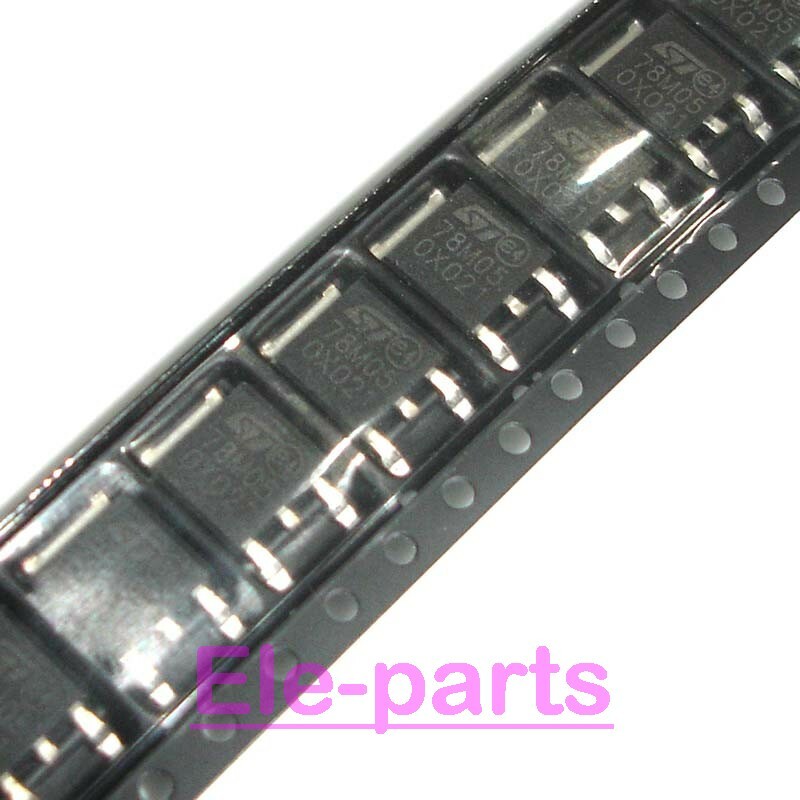 100 PCS 78M05 TO-252 L78M05 5V 500mA Voltage Regulators Transistor Chip ...