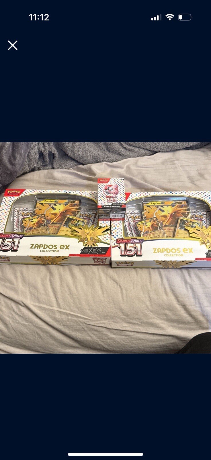 2 Zapdos Collection Set And A Booster Set 151 820650855269 | eBay