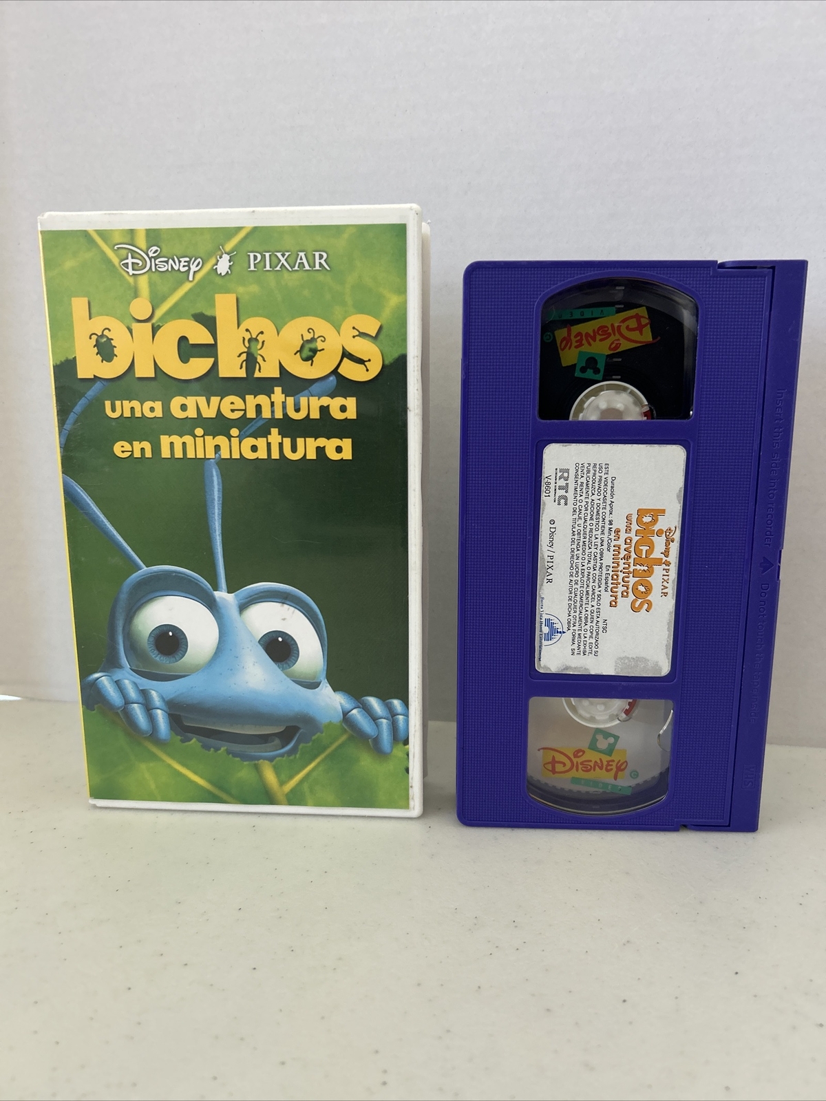 Bichos 1999 Spanish (A Bugs Life) VHS Rare Ladybug Cover Disney Pixar ...