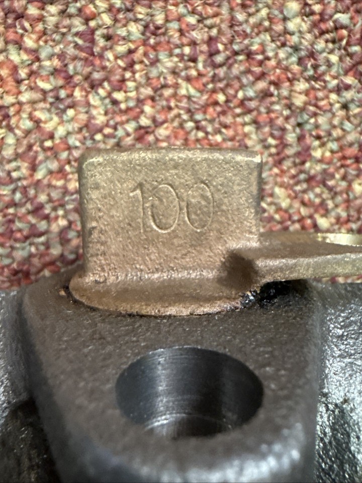 1" Mueller 11229x FIP Gas Meter Valve Black Iron Body Brass Lockwing | eBay