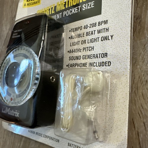 Matrix Mr-500 Quartz Metronome Visual Practice Assistance MR500 for ...