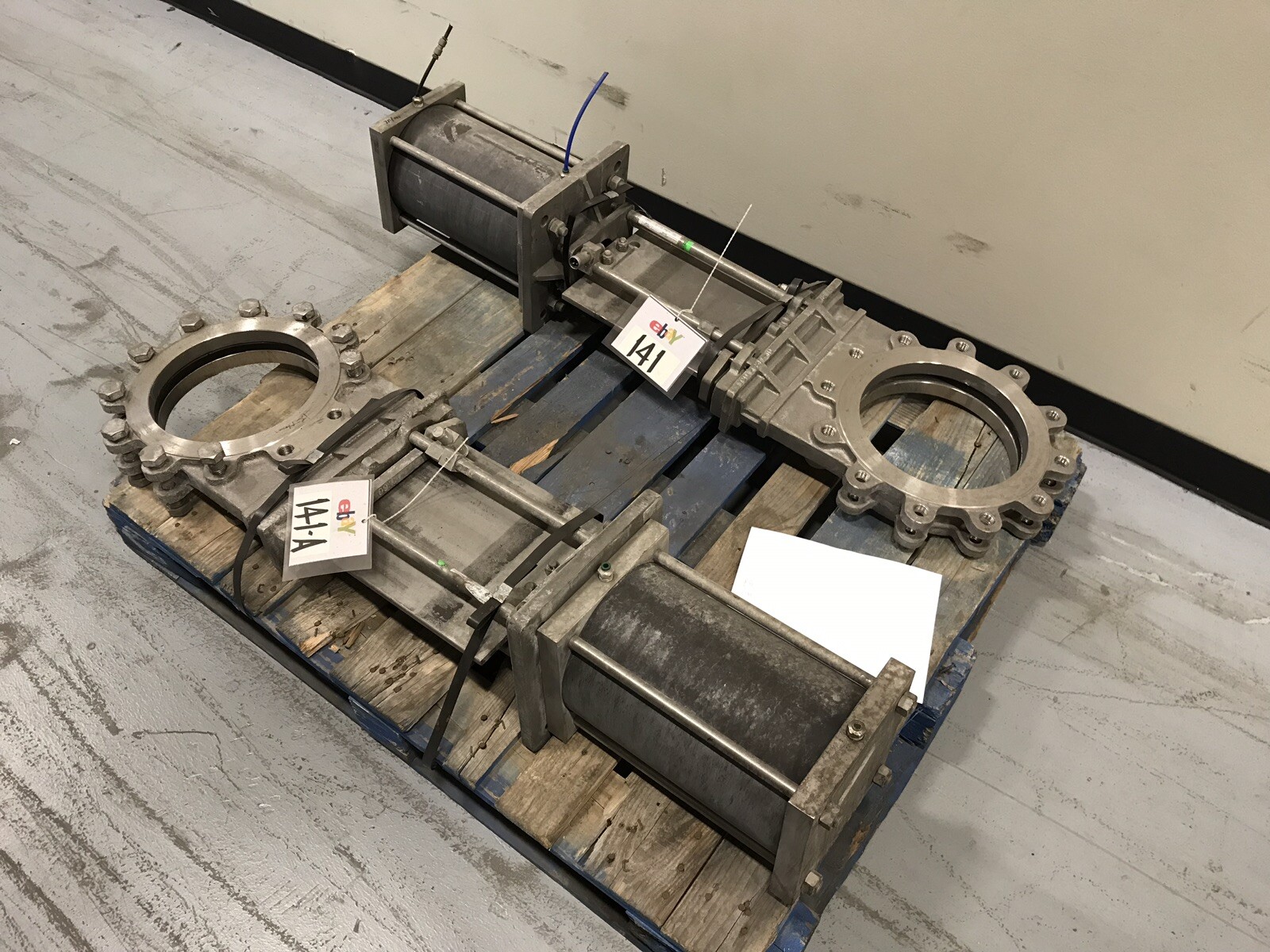 TYCO ROVALVE PSC17-10" STAINLESS AIR ACTUATED KNIFE GATE VALVE | eBay