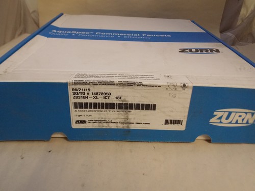 Zurn Z831B4-XL-ICT-18F Vandal-Resist Widespread Gooseneck Faucet ...