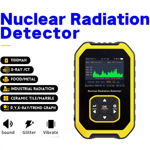 Portable Nuclear Radiation Detector GM Geiger Counter β/γ/X-Ray ...