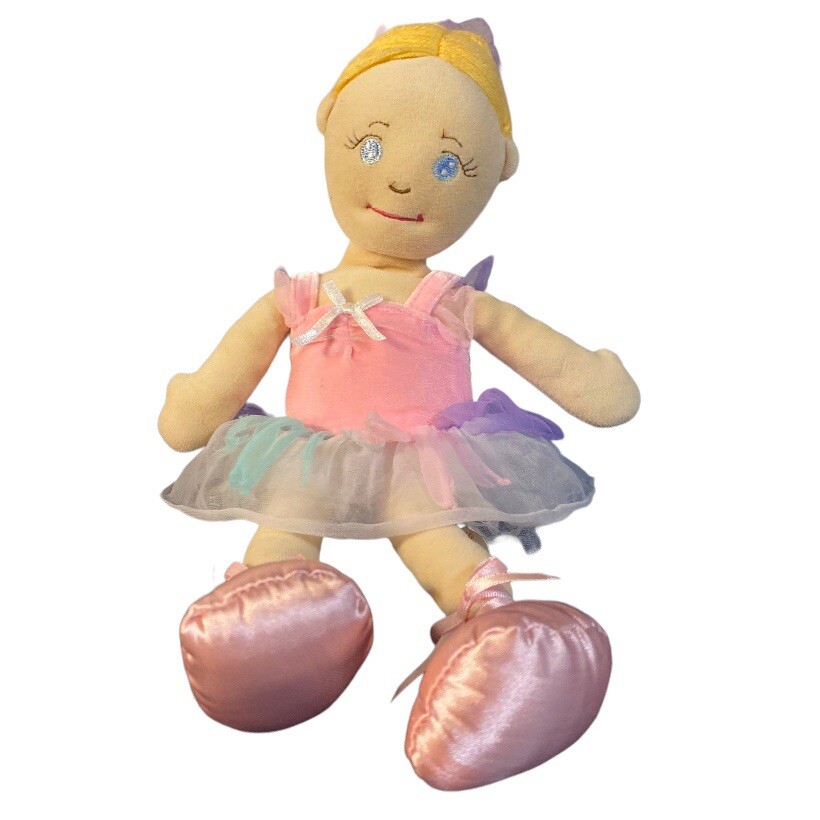 Emory 16" Ballerina Doll Curtain Call Kids Light Skin Yellow Hair w ...