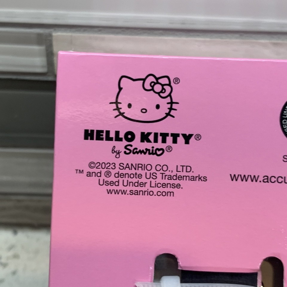 Hello Kitty Watch Pastel Pink Sparkle Band New In Box Jewelry | eBay