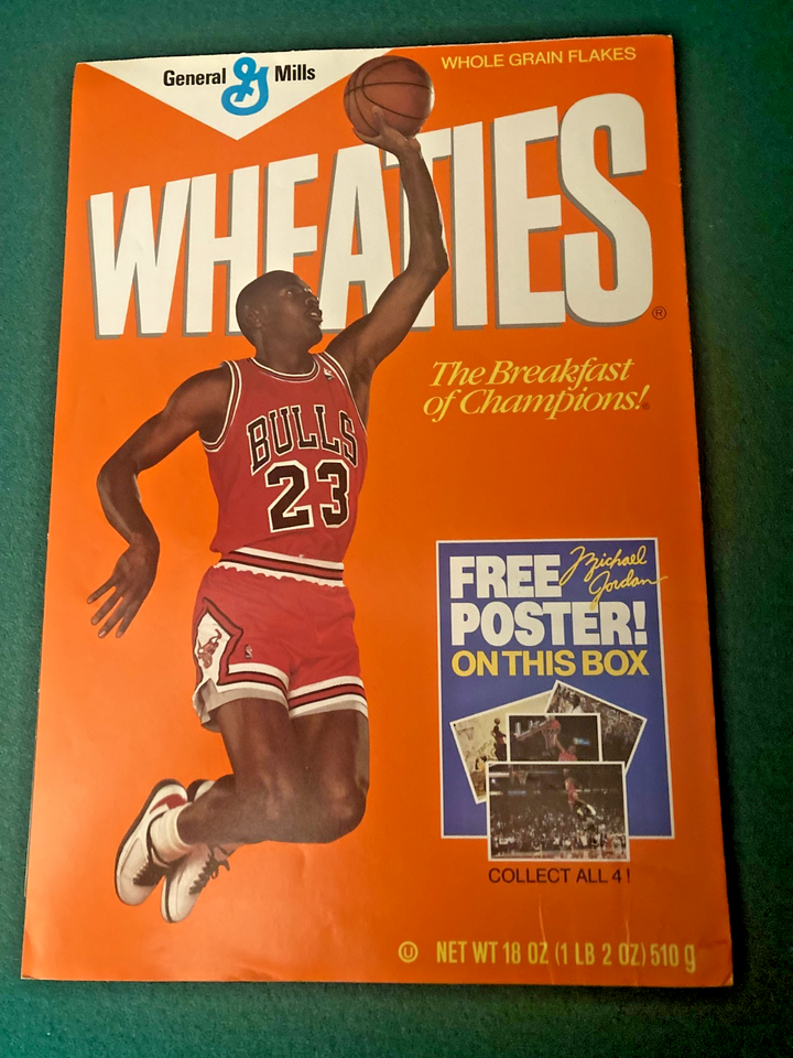 Vintage Michael Jordan Wheaties Poster Complete Set all 4 Different | eBay