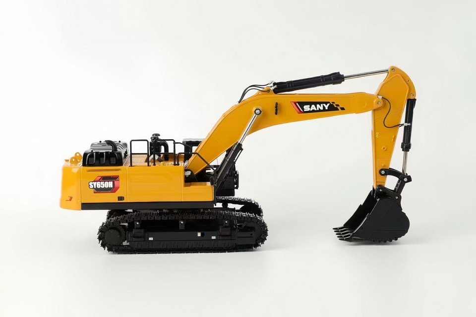 1/35 Scale SANY SY650H-S Large Hydraulic Excavator Diecast Model Toy ...