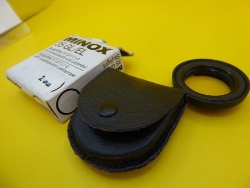 Minox 30mm Push Fit Rubber Lens Hood & UV Filter with Case VGC BOXED | eBay