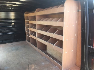 Vauxhall Vivaro LWB L2 Plywood Van Shelving Racking System Tool Storage ...