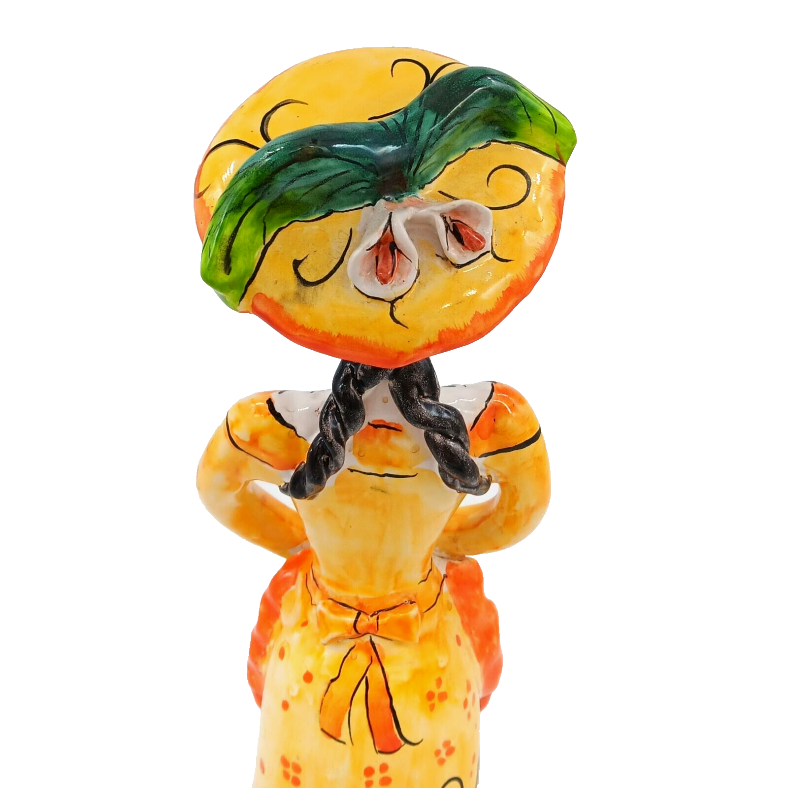 Mexican Pottery Catrina Figure Woman Day of the Dead Ceramic Folk Art ...