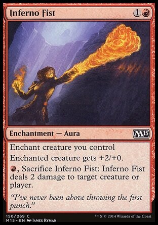 MTG Magic the Gathering Inferno Fist (150/298) Magic 2015 LP | eBay