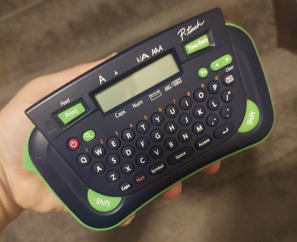 Brother PT-80 P-touch Electronic Labeling System Tested Working ...