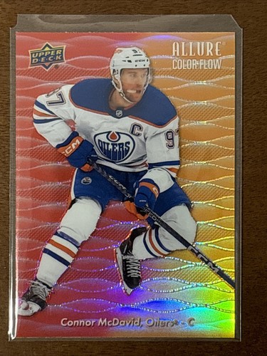 Connor McDavid 2023-24 Upper Deck Allure Color Flow Red-Orange #CF-1 ...