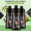 500ML Hair Colour Dye Shampoo Natural Plants Essence Instant Coloring ...