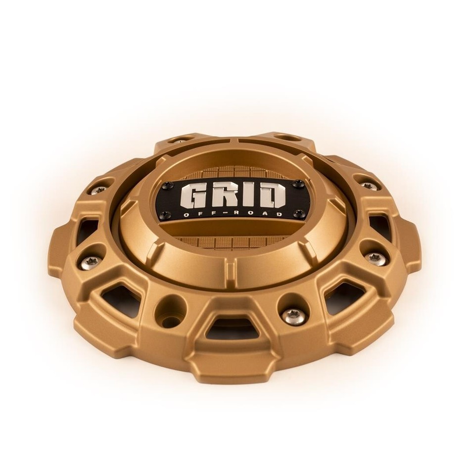NEW Grid Off-Road Matte Gold Wheel Center Cap w/ Screws GD-56-CAP ...