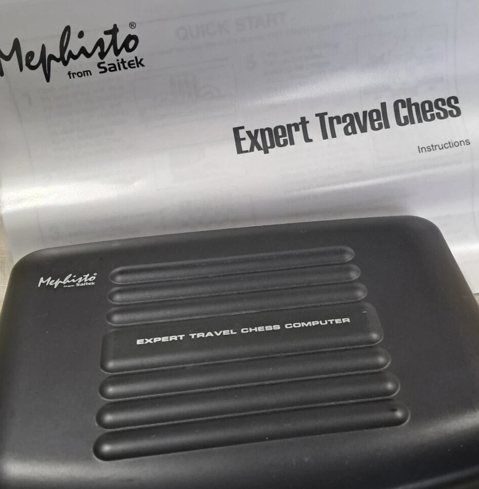 Saitek Mephisto Expert Travel Chess Computer, great working order with ...